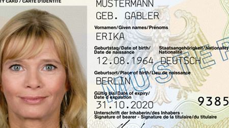 Instrucciones para la emisión de un documento de identidad alemán ...